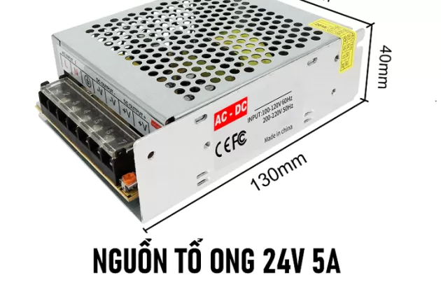 Nguồn Tổ Ong AC-DC 24V 5A